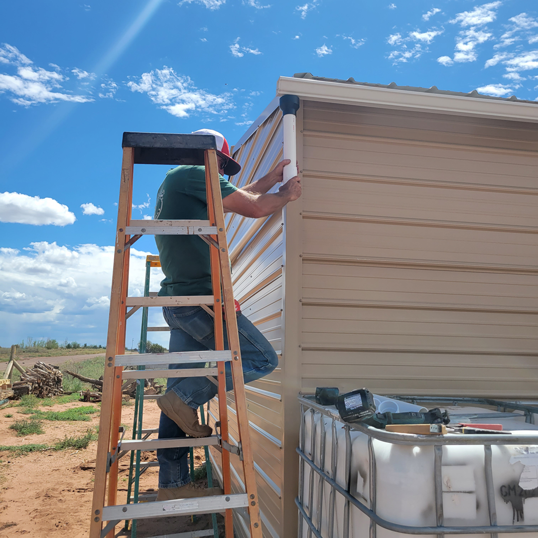 Harnessing Rain: Rainwater Catchment System on Your Shed - Adventures ...
